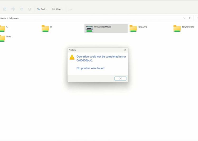 Operation failed with error 0x000004cf Printer Error in Windows 11 ...