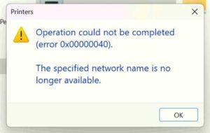 How to Fix Operation Could Not Be Completed (Error 0x00000040) - SAS ...