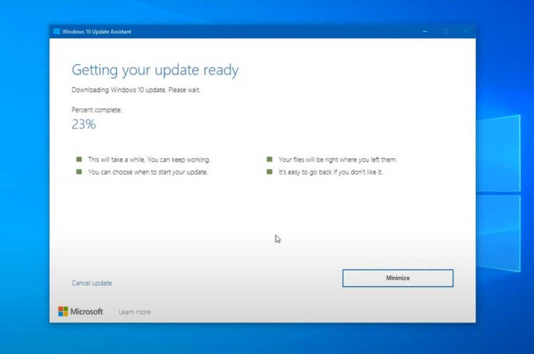 How to fix Windows update error 0xC19001E2 in Windows 10