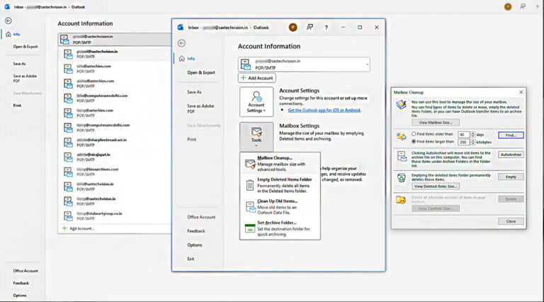 Outlook Error The Message Store Has Reached Its Maximum Size Sas Techvision